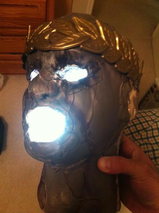 Cosplay and Iron: Cosplay: (God of War) Helios Head part 3