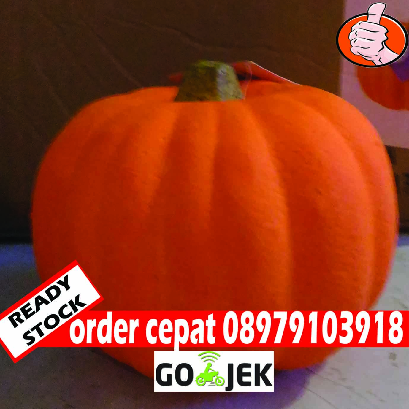 JUAL LABU JACK O LABU HALLOWEEN LABU MAINAN LABU PALSU BONEKA LABU JAKARTA