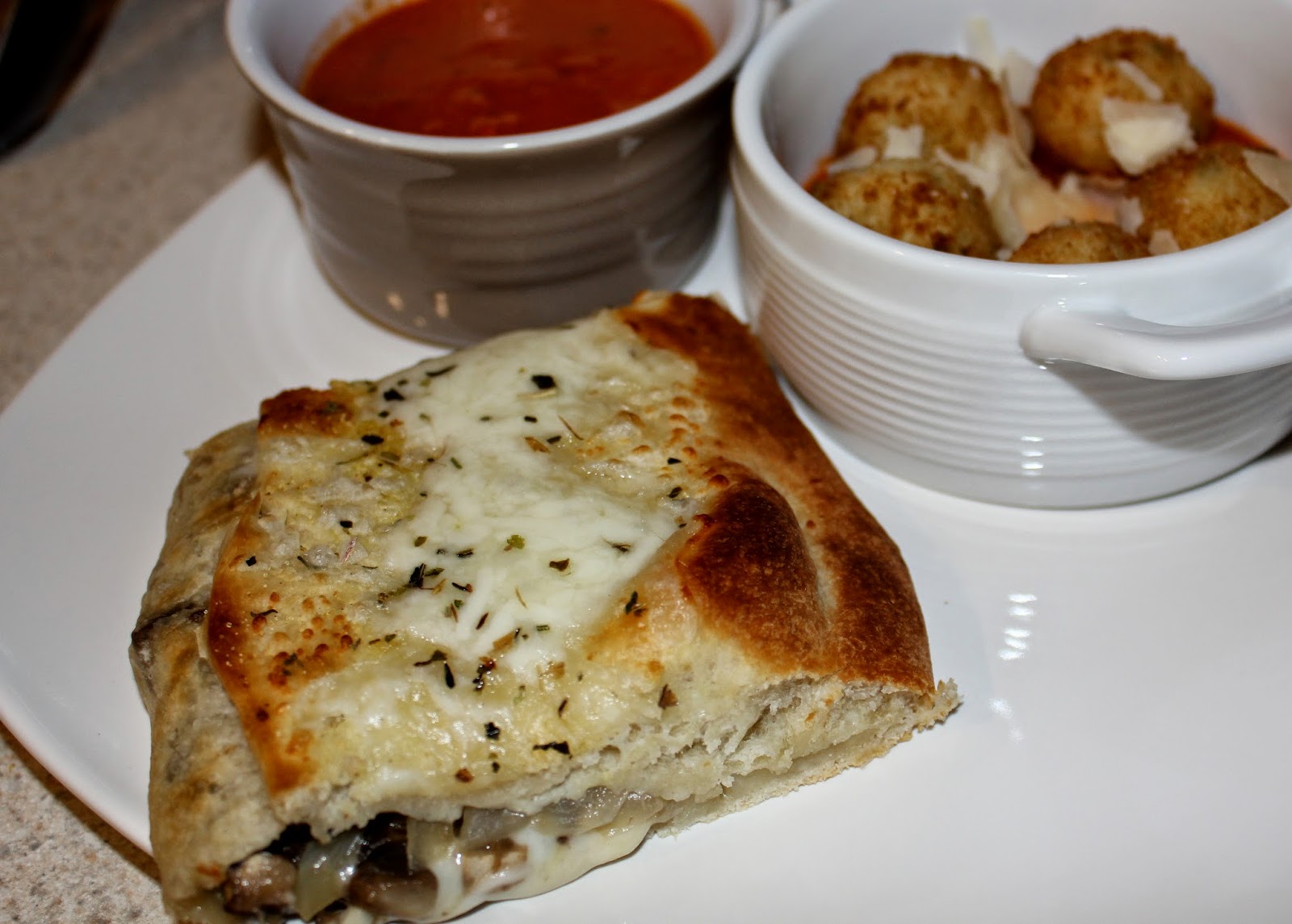 A Busy Working Woman Finds Time to Cook!: Italian Mushroom & Onion Calzone