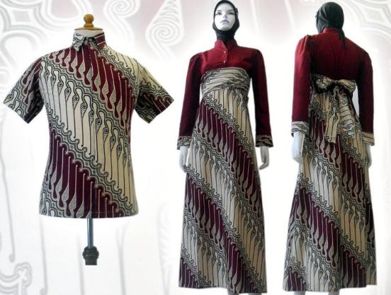 17+ Contoh Model Baju Batik Simple Elegan Trend 2023