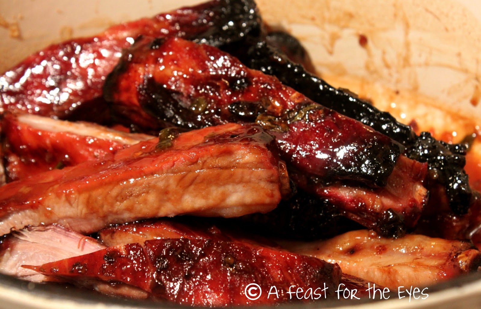 How to Make Oven Slow Roasted Honey Glazed Ribs - A Feast For The Eyes