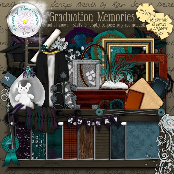 Breath of Rain Scraps: "Graduation Memories" and "Romantic Backdrops ...