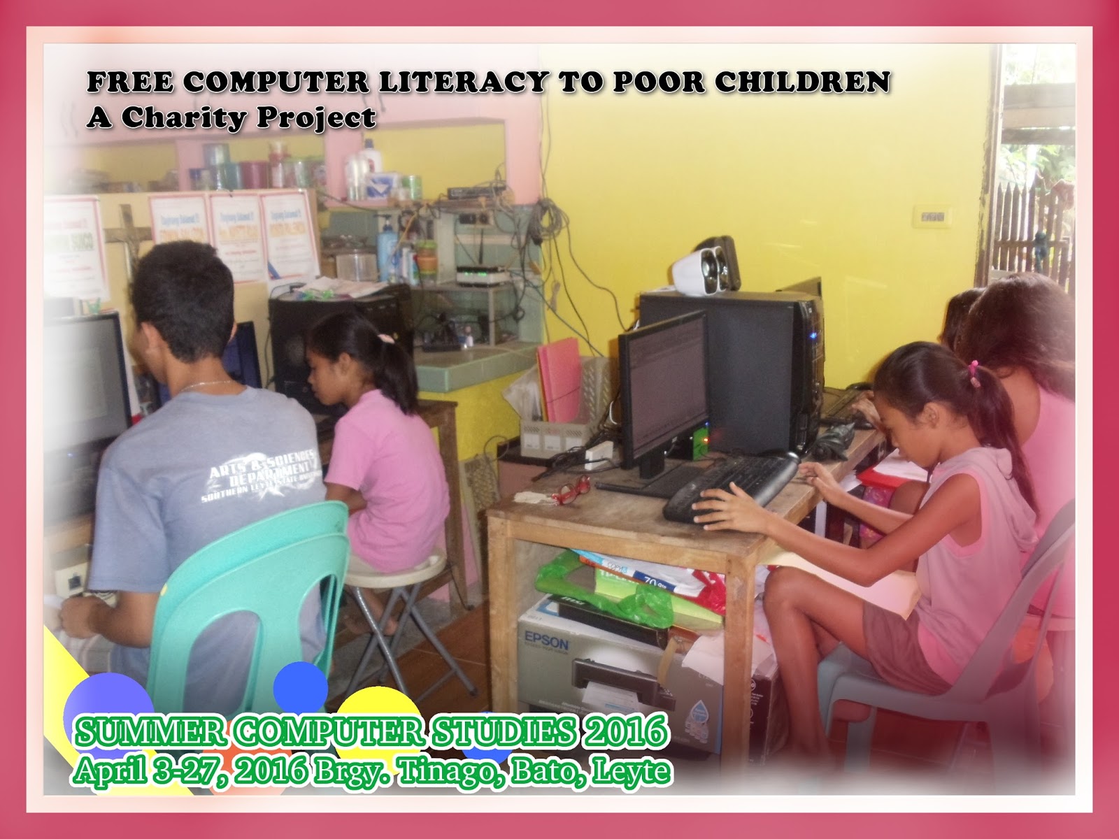 Free Computer Literacy To Poor Children Charity Project: This Is Where ...