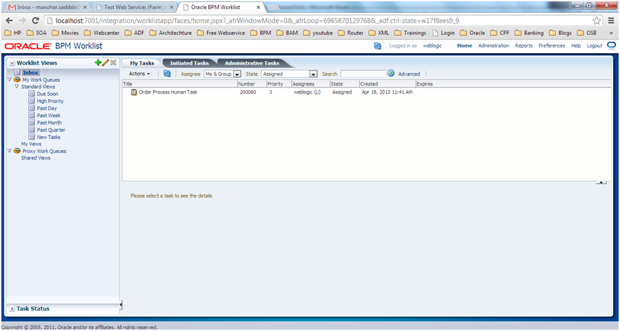 SOA Integrations: Human Task Implementation in Oracle SOA Suite - Part 2