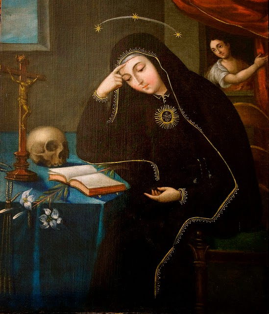 JEANNE'S HOUSE AFIRE : QUITO, ECUADOR: OUR LADY OF GOOD SUCCESS