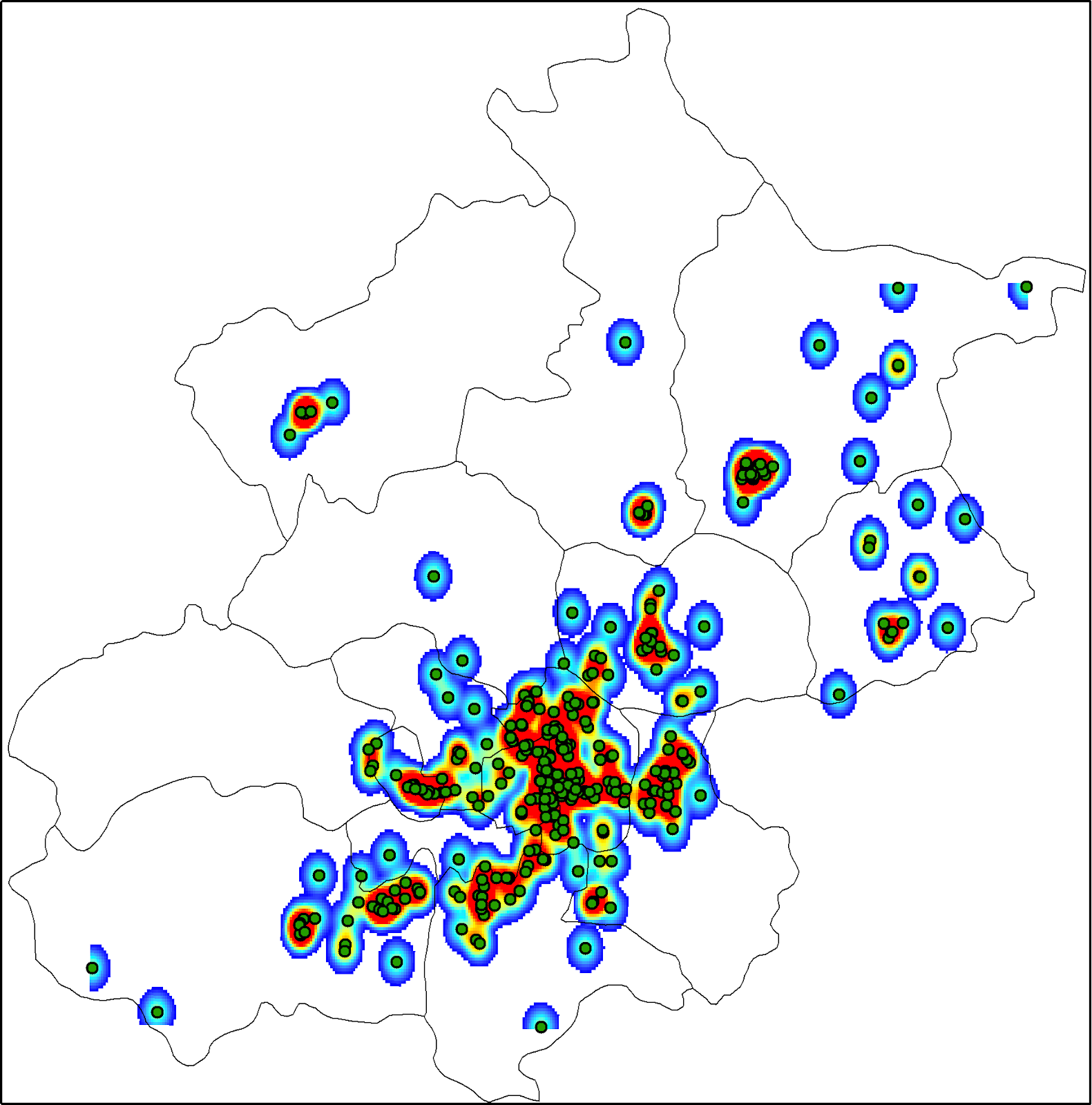 LI Xu's World: GIS: Heat Map