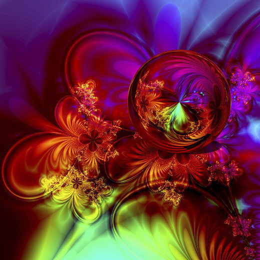 The Most Beautiful Examples of Fractal Flowers ~ Hampix