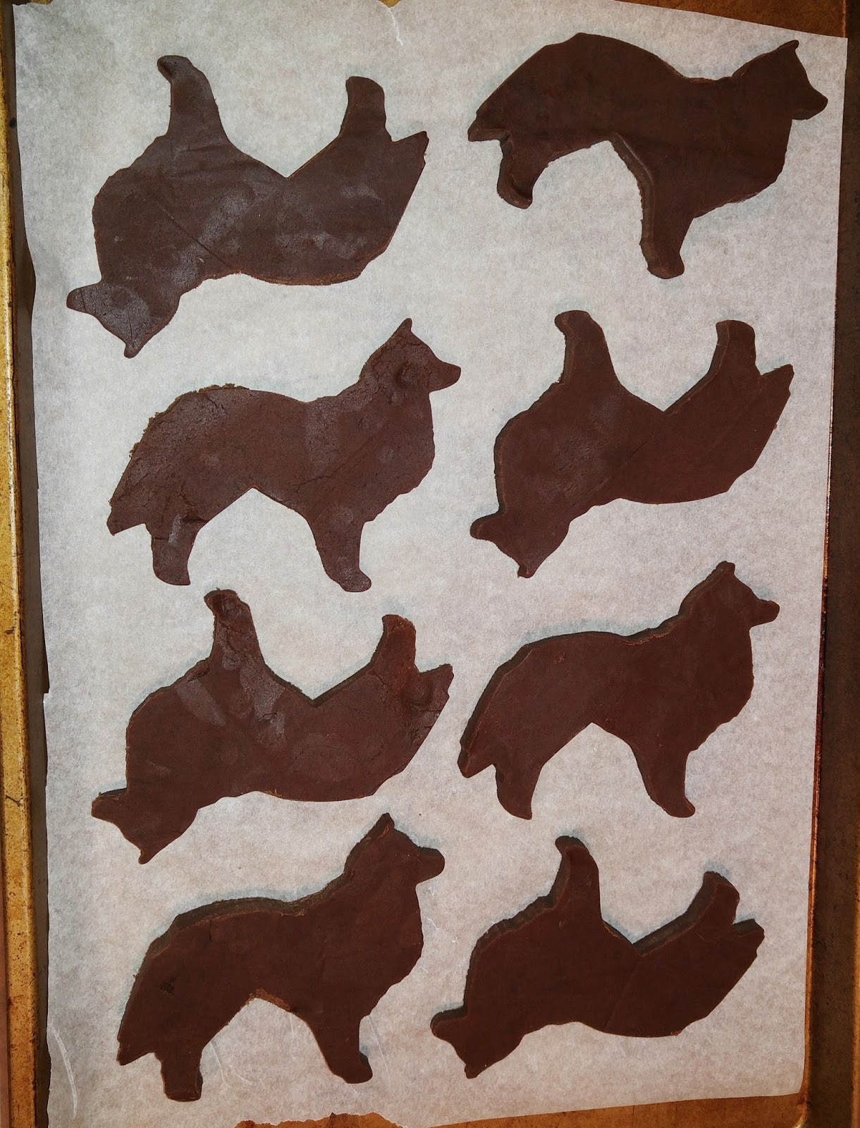 Rebecca's Amazing Creations: Husky Chocolate Sugar Cookies