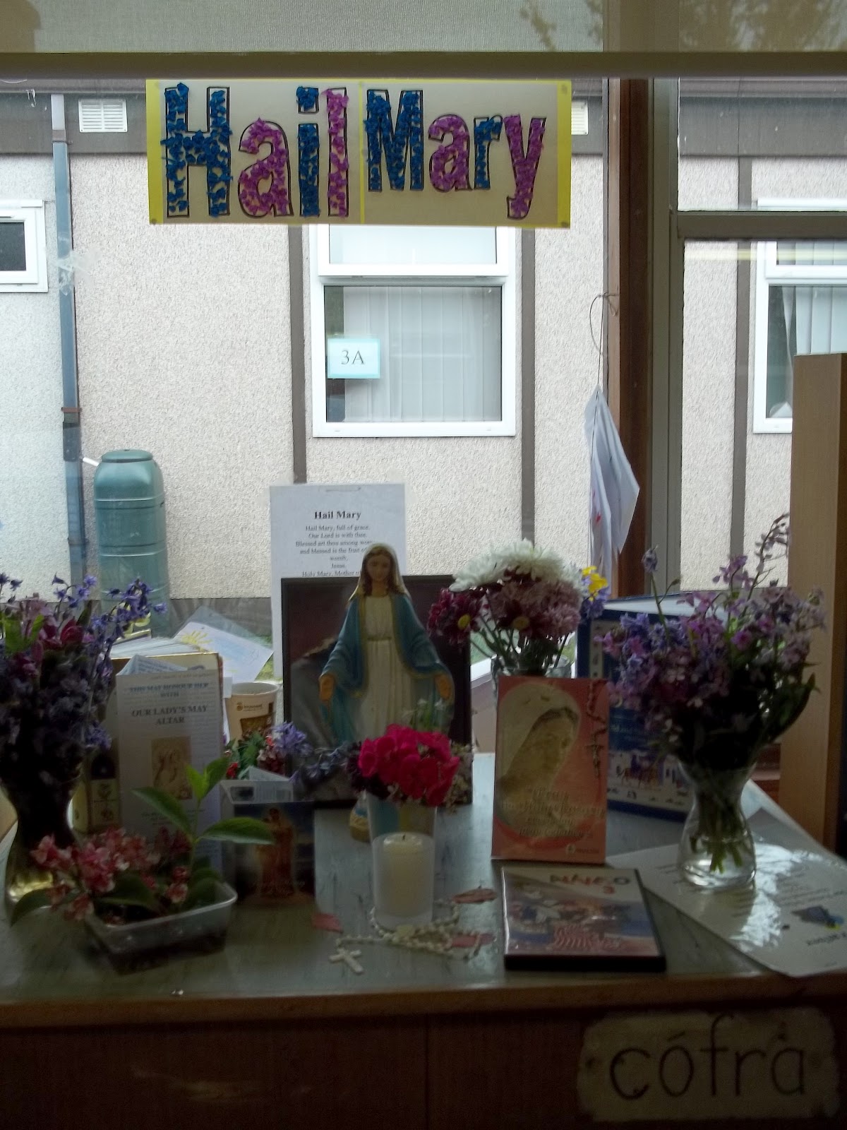 Ms. Hynes' class: Our May Altar