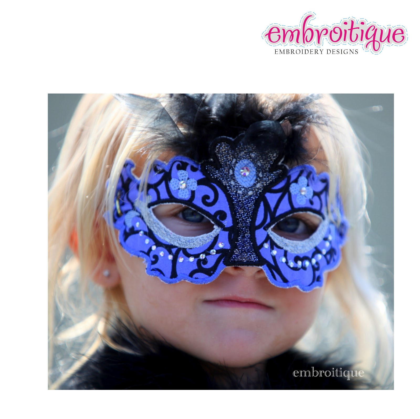 embroitique.com: Tips for stitching out the Princess Masks (Great for ...