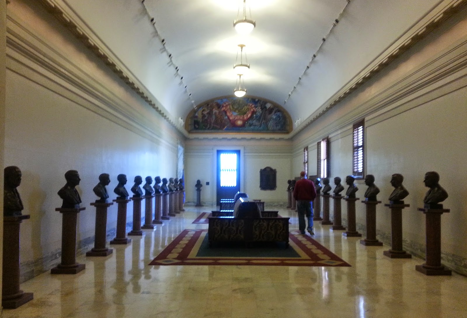 Looking Out the Rear Window: Oklahoma State Capitol