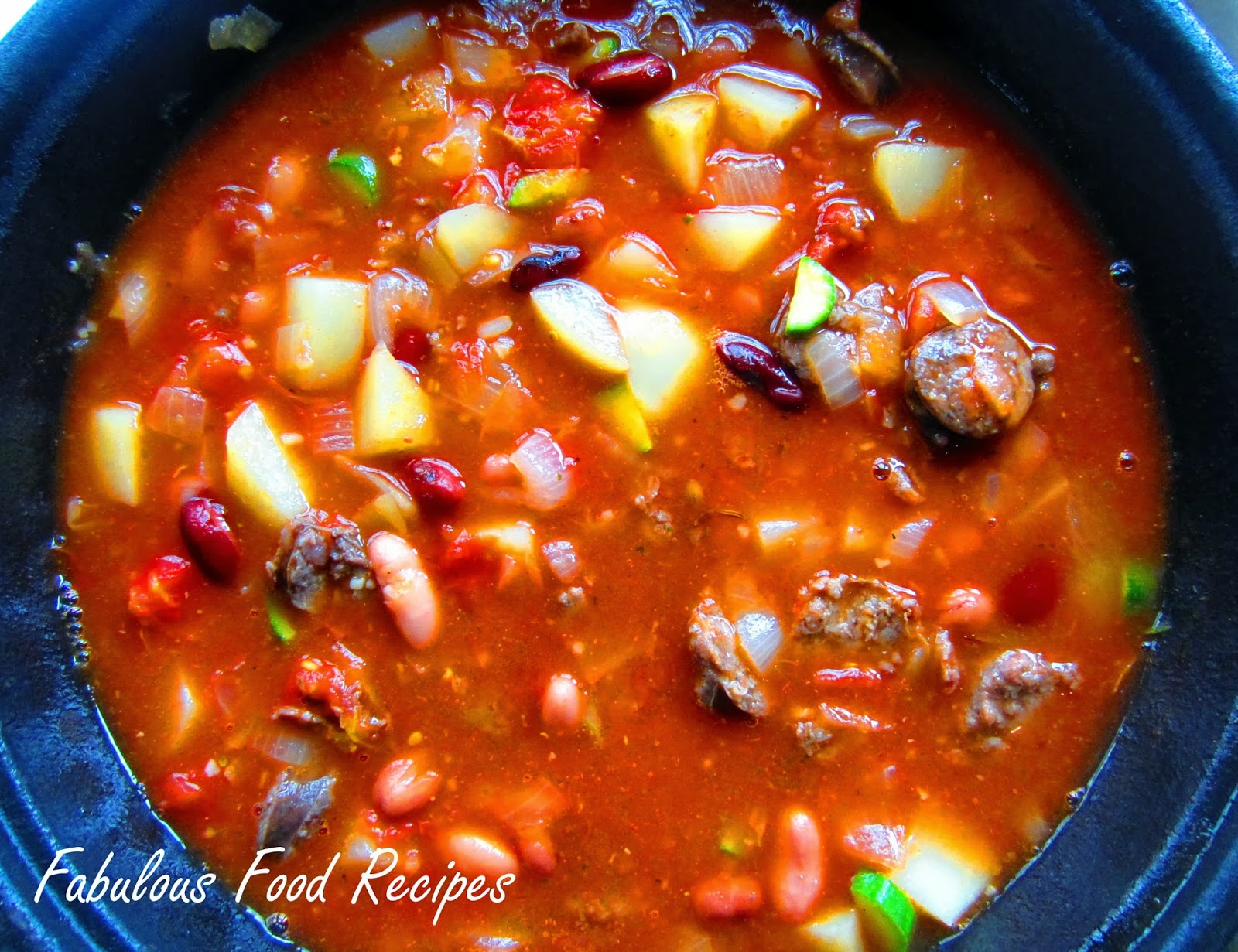 Fabulous Food Recipes: Boerewors and Bean Soup
