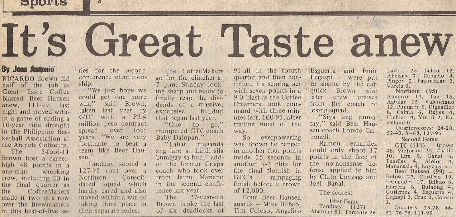 RP Basketball Photos & Articles: Great Taste' four straight ...