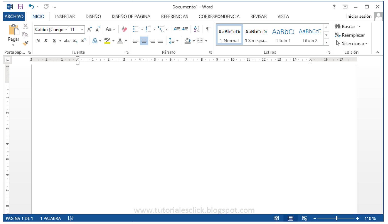 Word 2013, Mi primer documento | Mi Aula Virtual