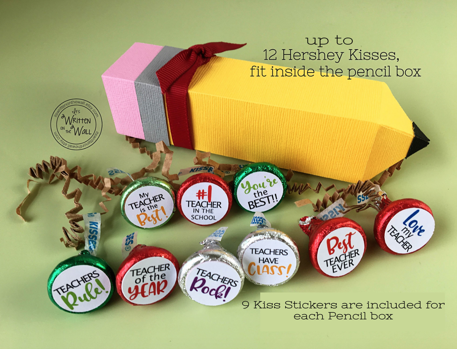 It's Written on the Wall: Teacher Appreciation Apple Treat Box / Paper ...