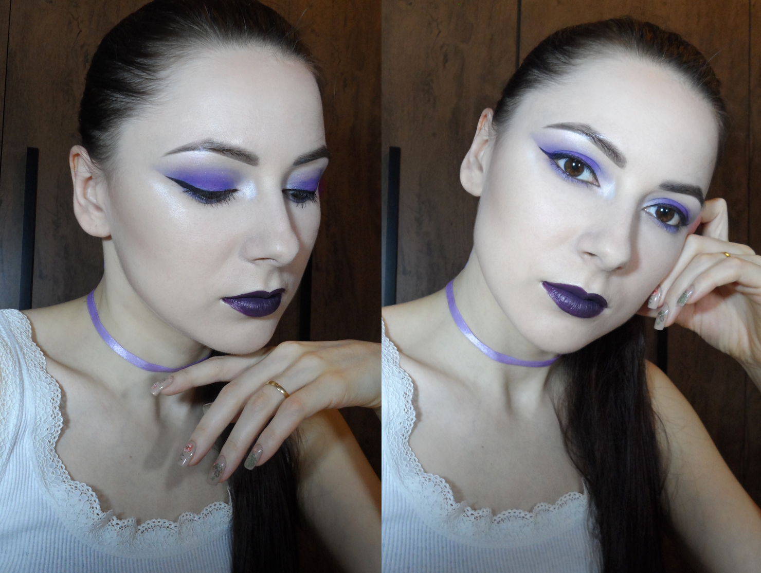 [Day 15] Stunning, Monochrome Makeup Look | Ultra Violet | January Girl