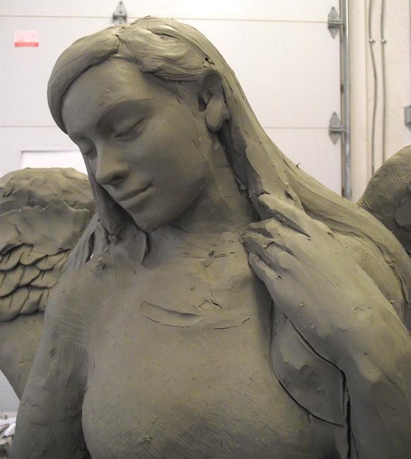 Rock Paper Scissors N Clay: Continuing work on the marble sculpture ...