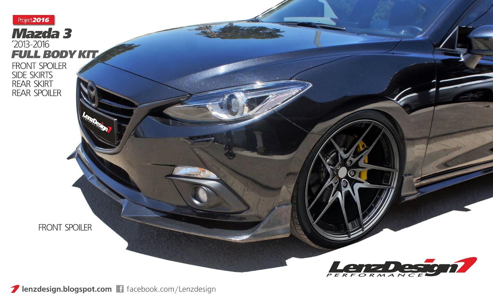 Mazda 3 BM Lenzdesign Bodykit 2013-2018
