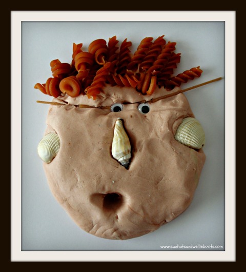 Sun Hats & Wellie Boots: Play Dough Portraits