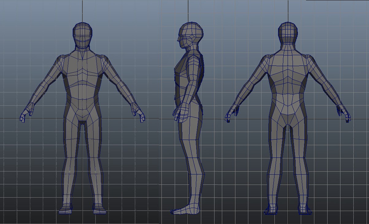 Ryan's Computer Arts Practice : Low Poly Modelling