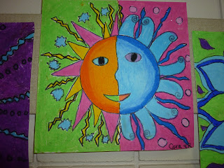 Mrs. Werner's Art Room: 4th Grade Oil Pastel Suns