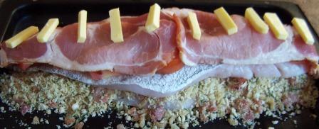 Karyn in the Kitchen: Stuffed hake (or other white fish)