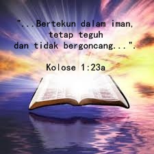 GADO GADO SAK PIRING: BERTEKUN DALAM IMAN DAN TETAP TEGUH