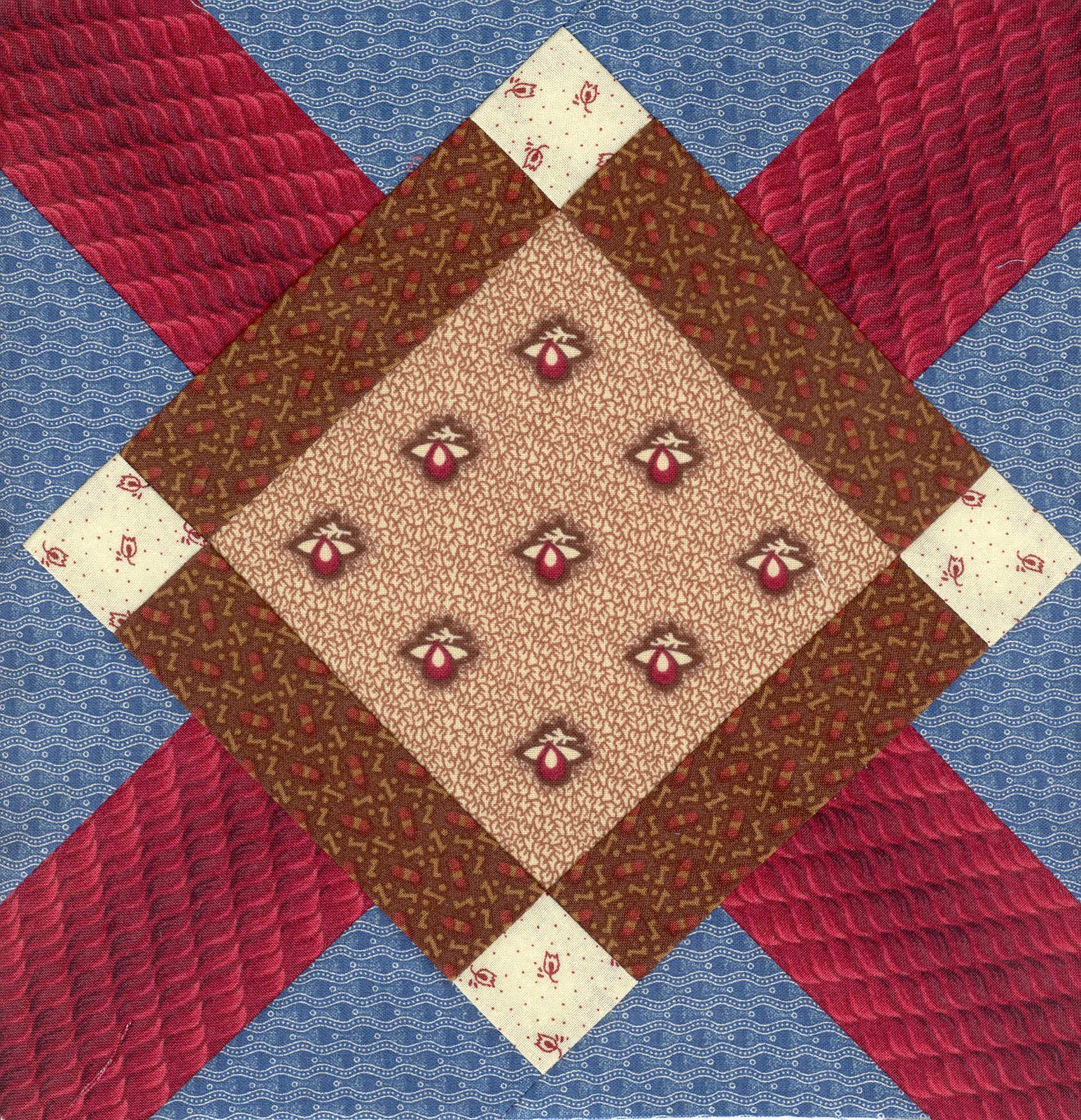 Moonbear Longarm Quilting: Civil War Sampler blocks