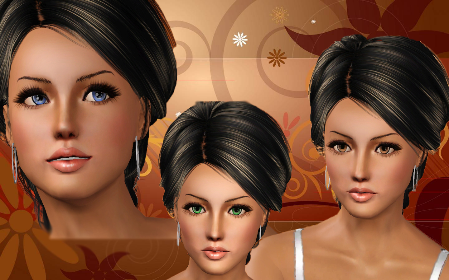 my creations for the sims 3: перекрашиваемые линзы №3/recolorable lens№3