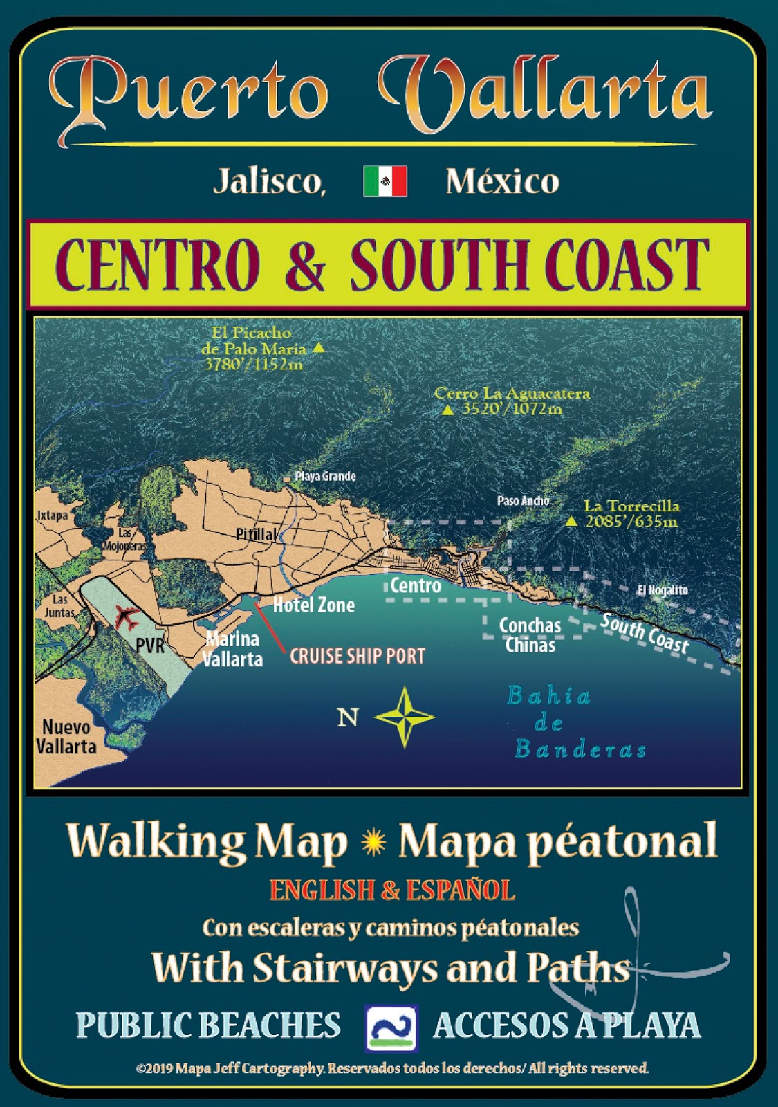 Mapa Jeff Cartography: Puerto Vallarta Maps