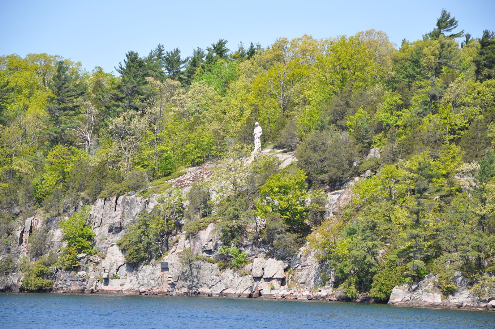 Orbis Catholicus Secundus: Statue of St. Lawrence on St. Lawrence River