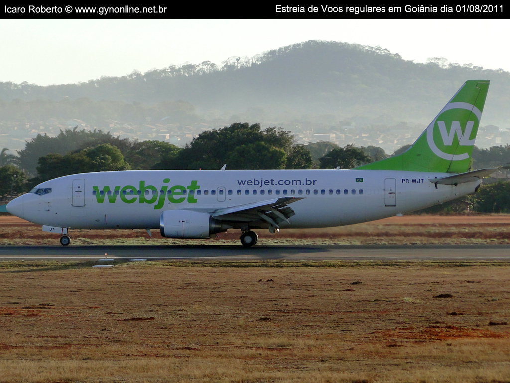 GYN Online - Aviação em Goiás!: Webjet inicia voos em Goiânia