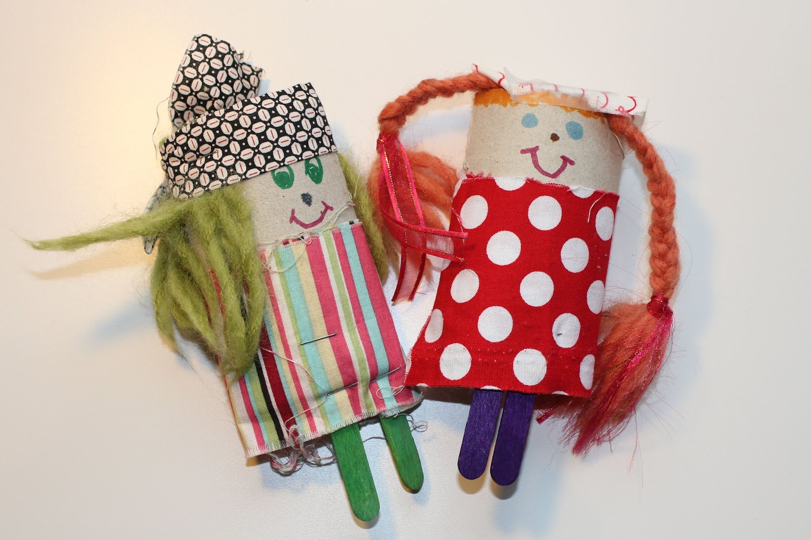 Sew me a fumberlant: Toilet Roll People