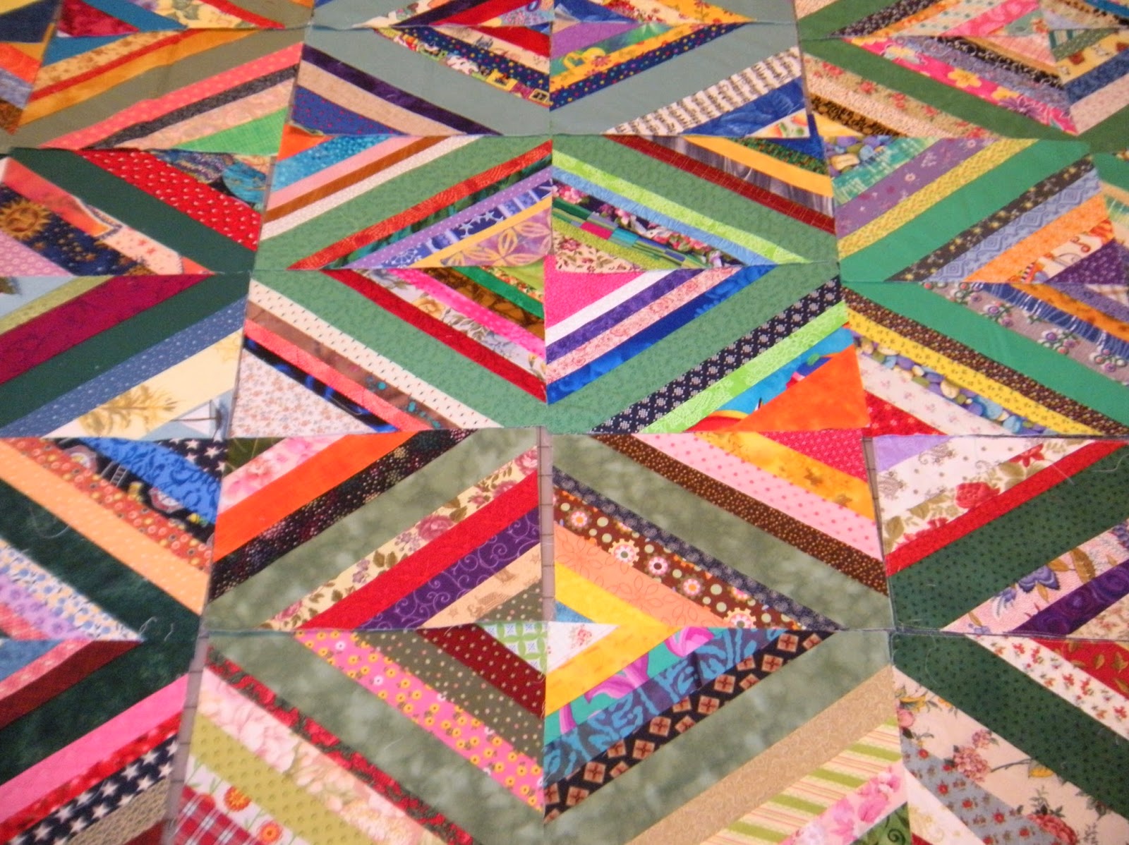 String Thing Along: Joining the Fun ~ My Diamond String Blocks