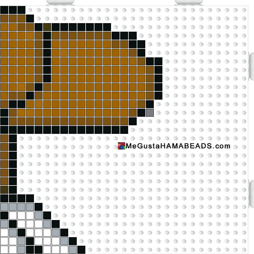 MeGustaHAMABEADS.com: PlantillasHamaBeads Garfield Parte 1