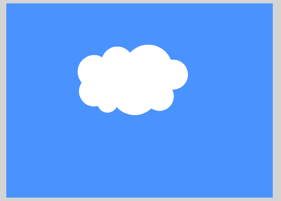 Membuat animasi Awan(ClassicTween)