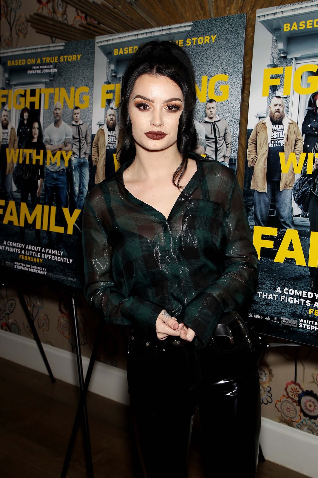 Lovely Ladies in Leather: Paige Bevis in leather pants