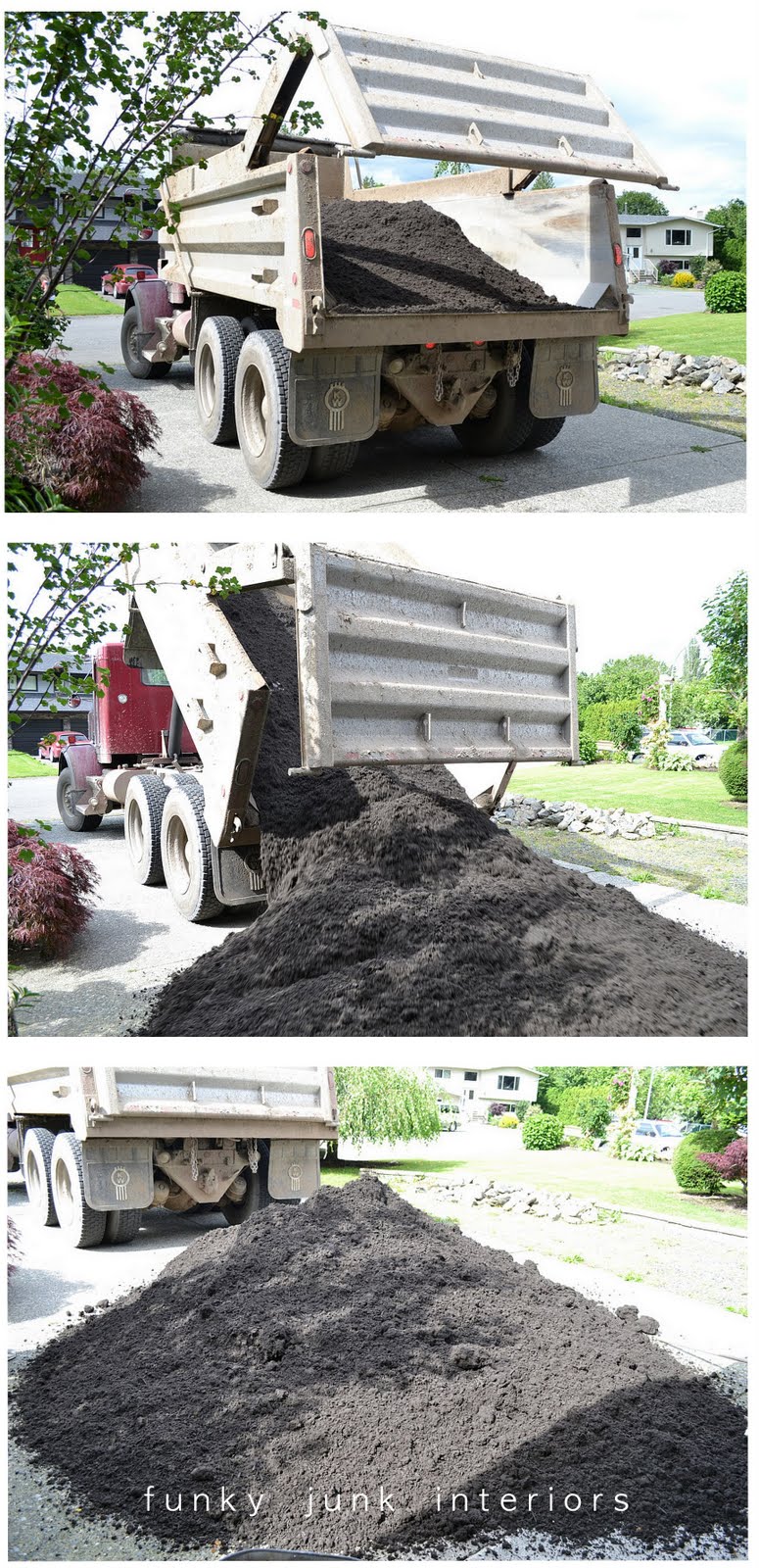 From dirt to a pallet wood walkway in the garden: start to finish!Funky ...