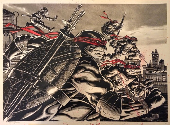 INSIDE THE ROCK POSTER FRAME BLOG: Tim Doyle Teenage Mutant Ninja ...