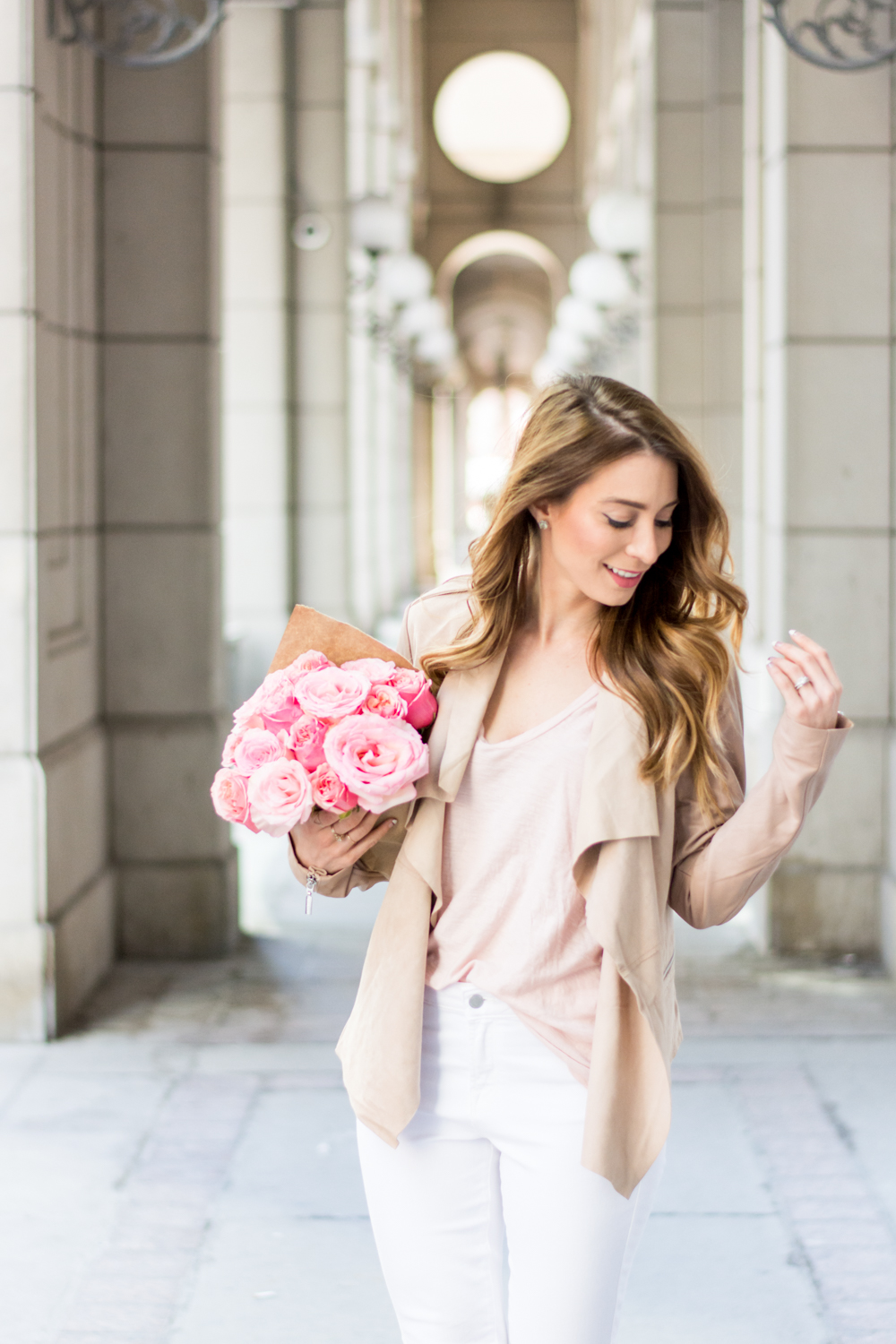 OOTD - Blush Leather Jacket | La Petite Noob | A Toronto-Based Fashion ...