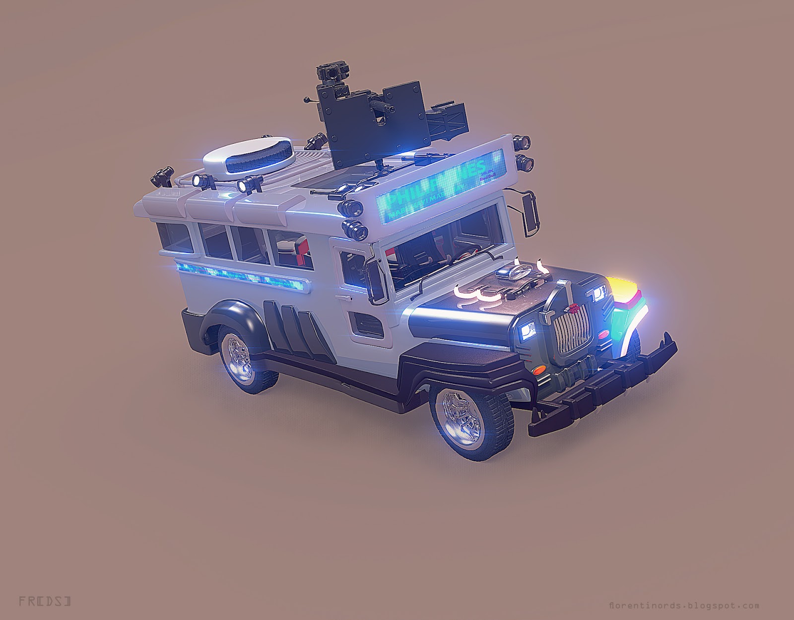 Jeepney philippines - 3D model by FRDS (@FDS_08) [ecb0b3b] - Sketchfab
