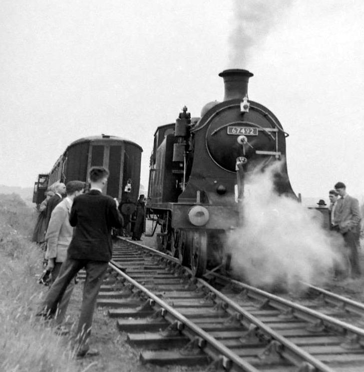 Tour Scotland: Old Travel Blog Photograph Steam Locomotive Macmerry ...