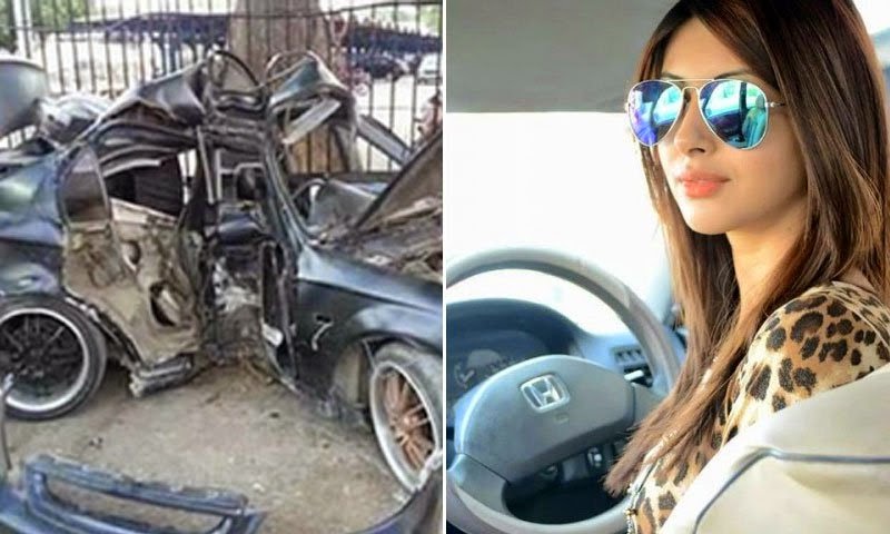Pakistani Actress Fighting For Life After Road Accident - Unseen ...
