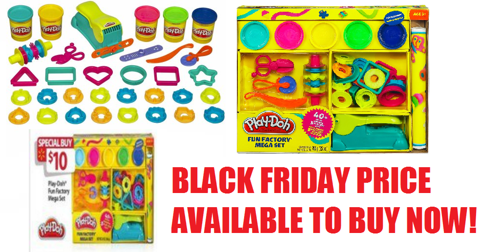 Play-Doh Fun Factory Mega Set $10 (Reg $19) - Black Friday Price ...