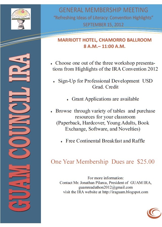 Reflective Journey in the Pacific: First Guam IRA meeting to be held ...