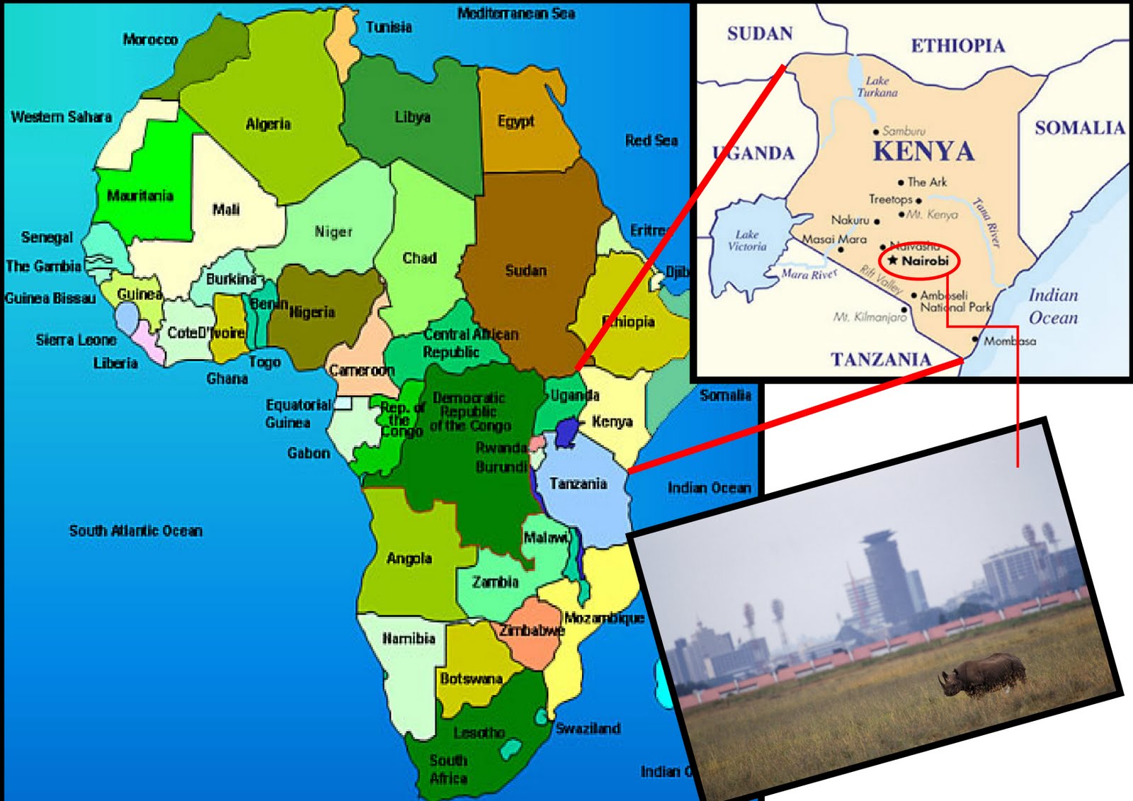 Kenya Neighboring Countries