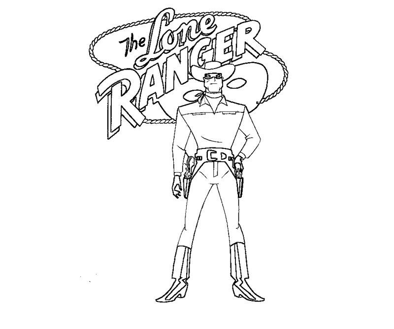 Lone Ranger Coloring Pages To Print Coloring Pages