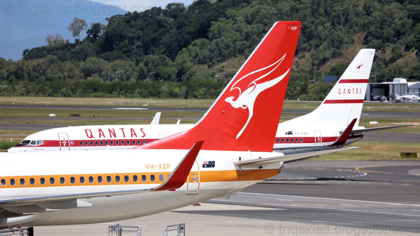 Far North Queensland Skies: Qantas Boeing 737-800 Retro Roo scheme's ...