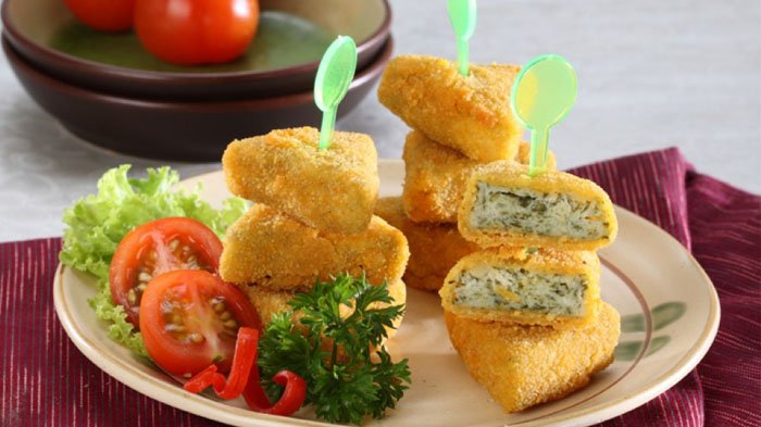 Nugget Tahu Sayur Bayam - Tahu Nugget