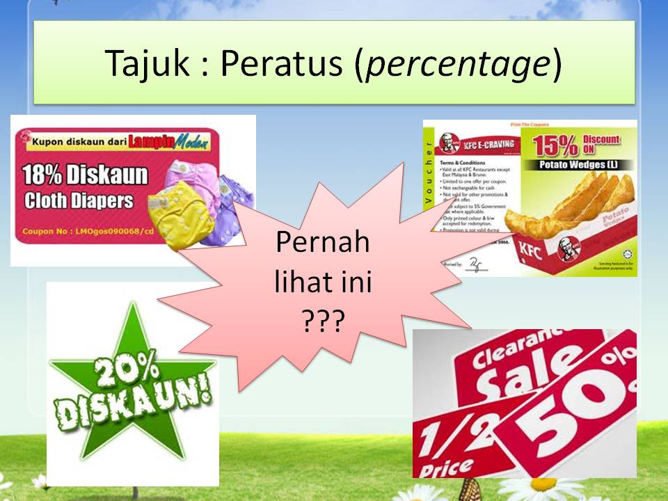 K.A.M.I.C.I.K.G.U.M.A.T.H: Tahun 5 : Peratus